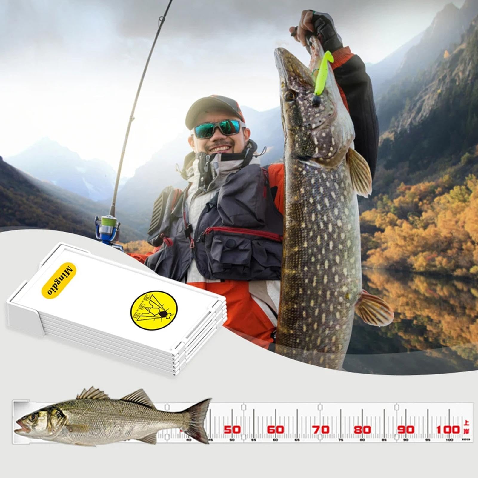 Best Fish Ruler For Boat Foldable Fish Measuring Board - 80cm Portable ...