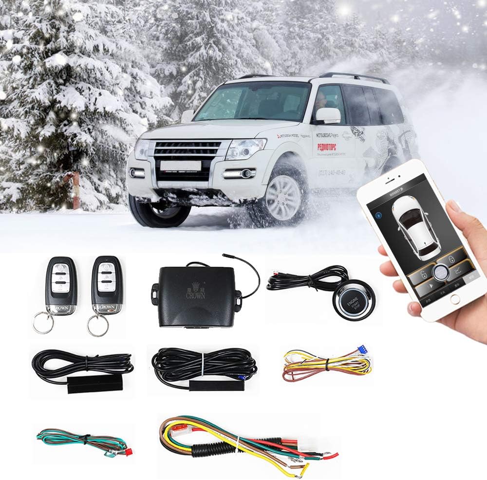 Car Remote Start PKE Passive Keyless Entry One Key Engine Start for Car ...