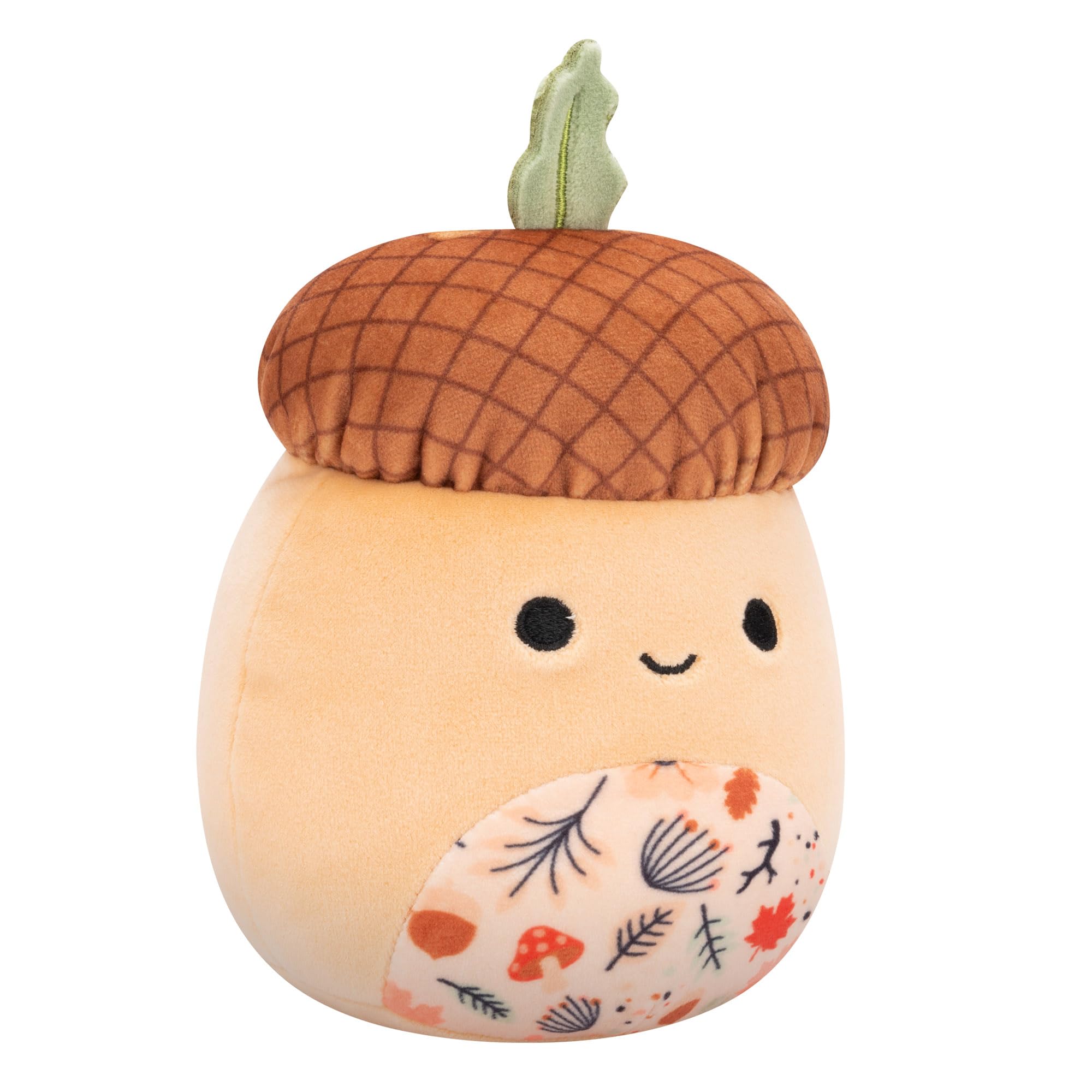 Squishmallows Original Harvest Mac the Brown Acorn with Fall Patterned ...