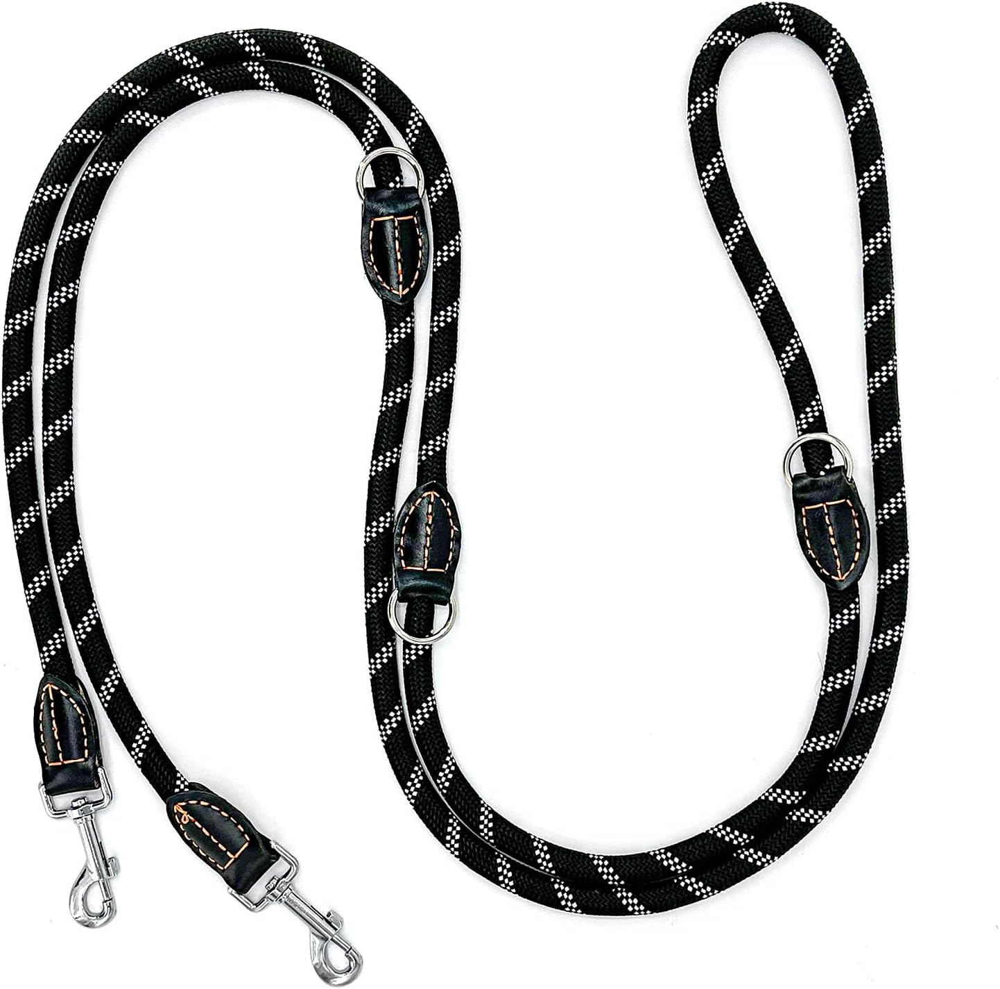 Bokelai Double Ended Lead for Dogs Adjustable Dog Lead Reflective 3m ...