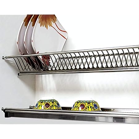DBR Stainless Steel Dish Plate Rack Drainer GTPT for Kitchen Cabinet ...