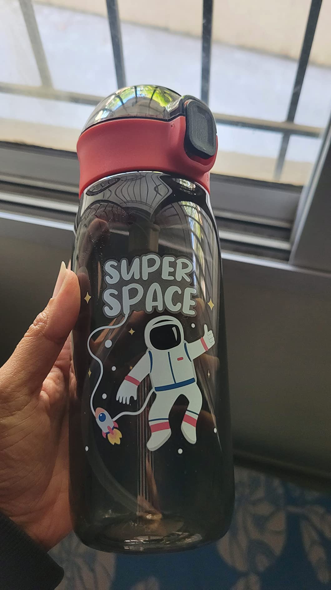 FUNVERSE® Water Bottle for Kids - Cute Design Water Bottle for Kids ...