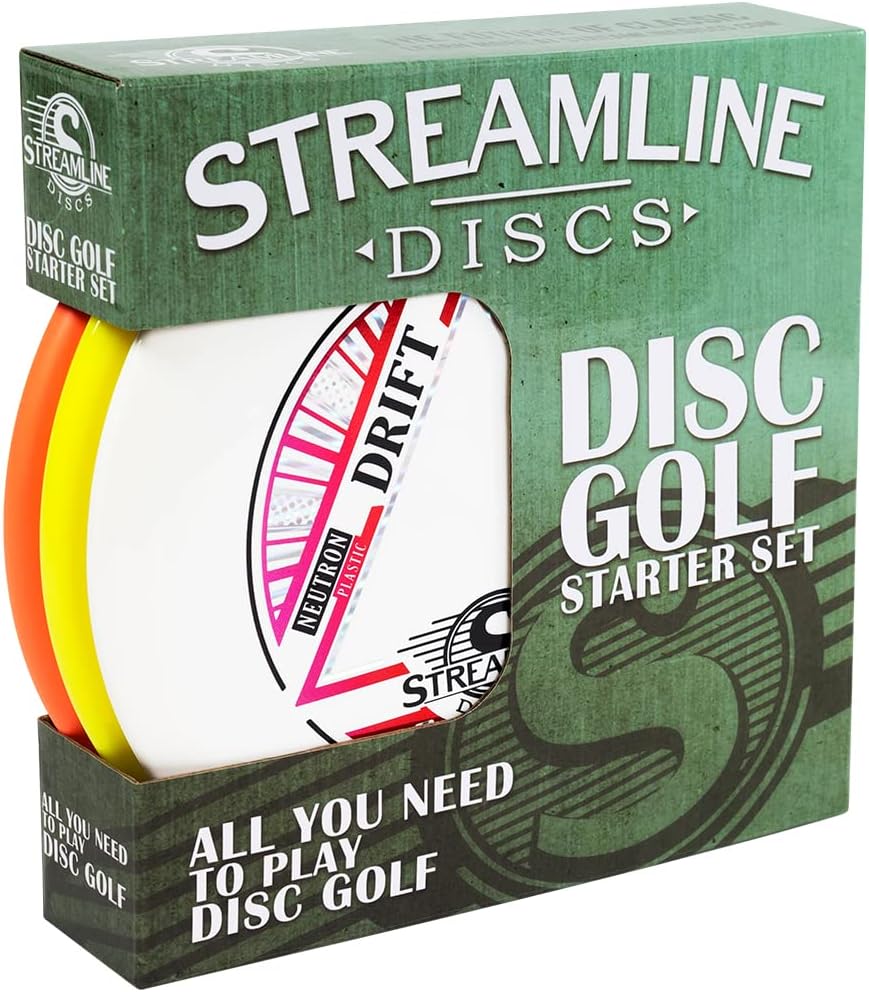 Amazon.com: Streamline Discs 3-Disc Premium Disc Golf Starter Set ...
