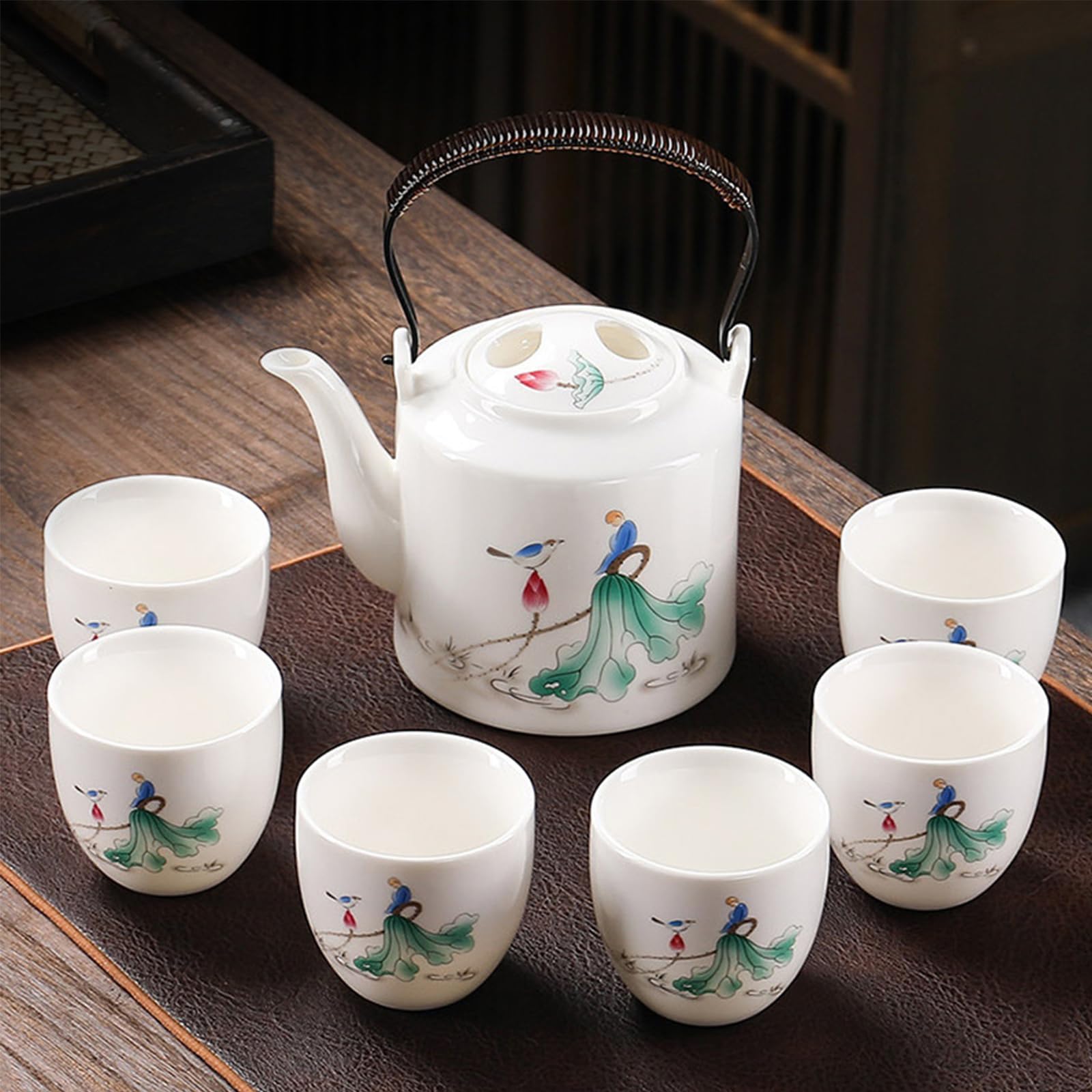 Amazon.com | Japanese Tea Set,Chinese Gongfu Tea Set with Teapot,Tea ...