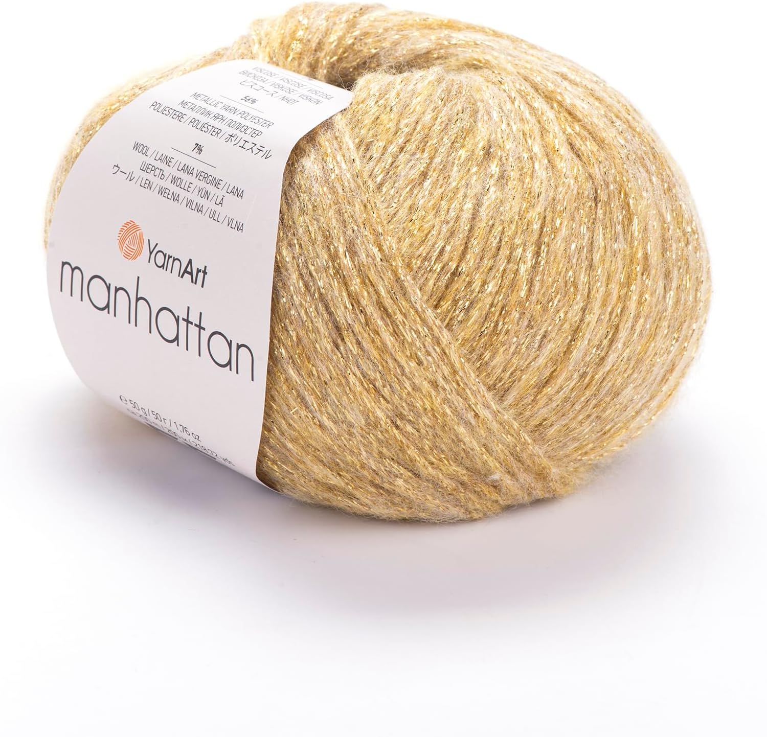 Amazon.com: Rock Star, Gold Blue, Metallic Shine, Soft Nylon Merino ...