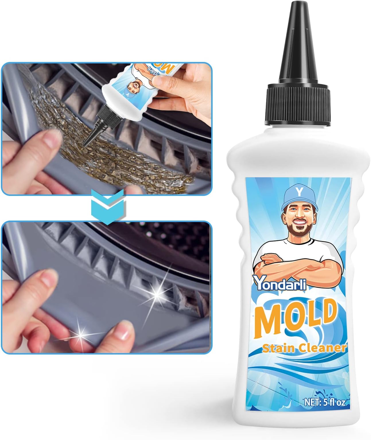 Amazon.com: GELIVABLE Mold Remover Gel - Effective Mold Cleaner for ...