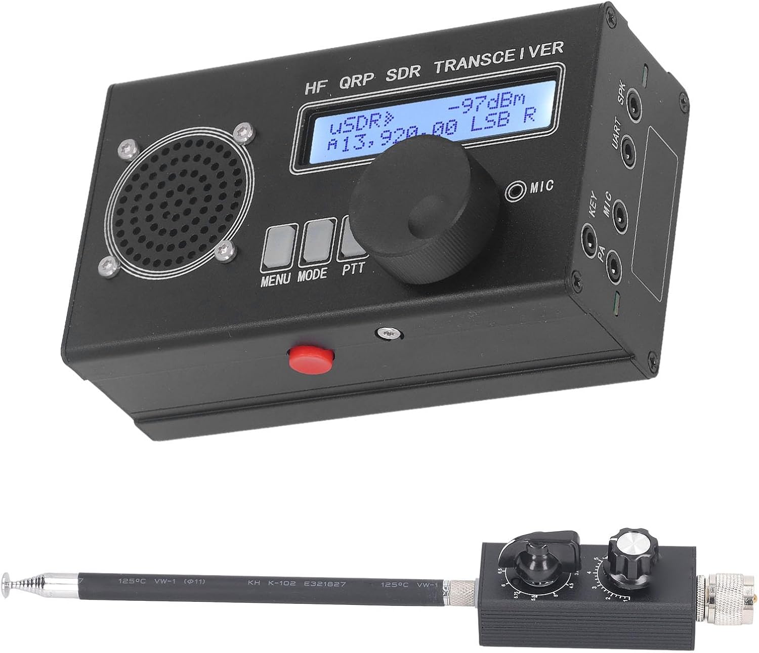 Amazon.com: SDR USDR USDX Mini 8 Band SSB CW QRP Transceiver ...