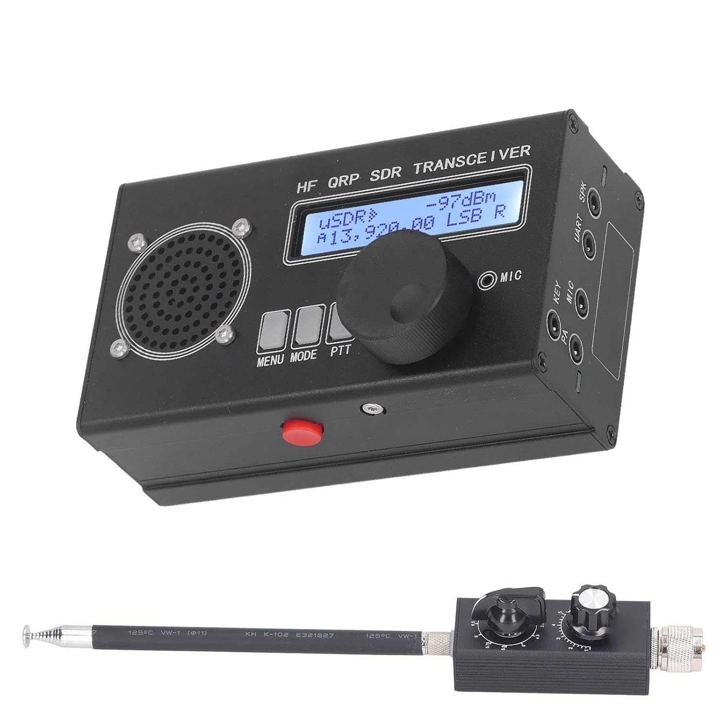 Amazon.com: SDR USDR USDX Mini 8 Band SSB CW QRP Transceiver ...