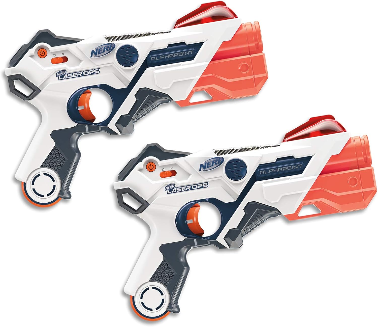 NERF - Laser Ops -AlphaPoint Blaster 2 Pack - The Ultimate Electronic Laser Game - Blasters and ...