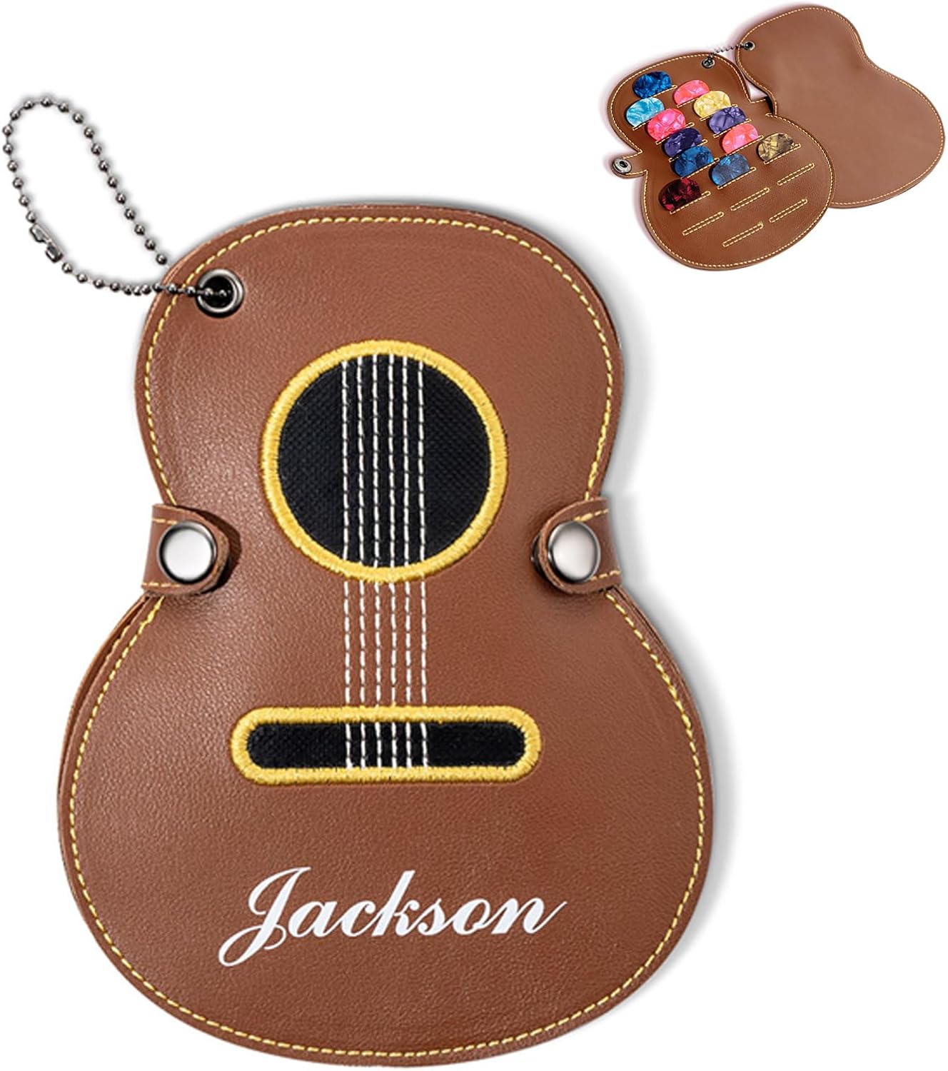 Amazon.com: CALLIE Guitar Pick Case Personalized with 17 Slots, Custom ...