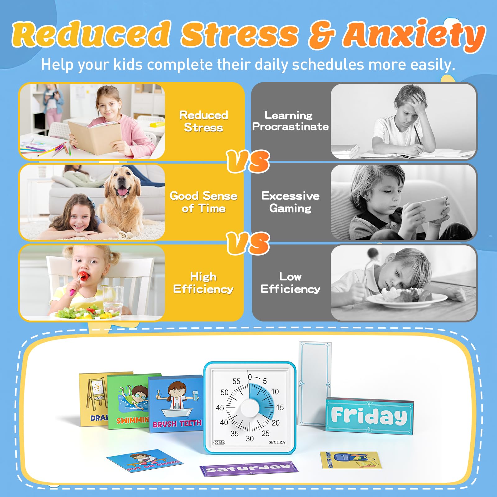 Snapklik.com : Secura Montessori Time Schedule Tasks, Special Education ...