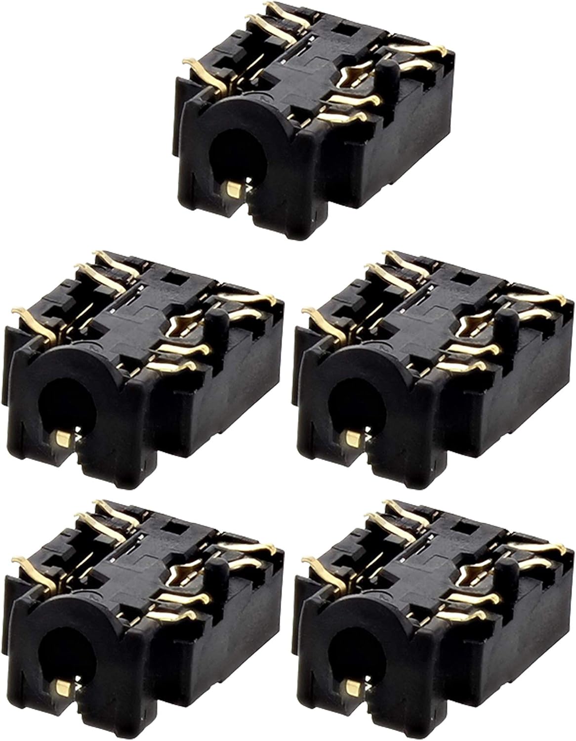 POFET 5pcs 3.5mm Porta Jack Cuffie Presa Auricolare Connettore Presa di ...