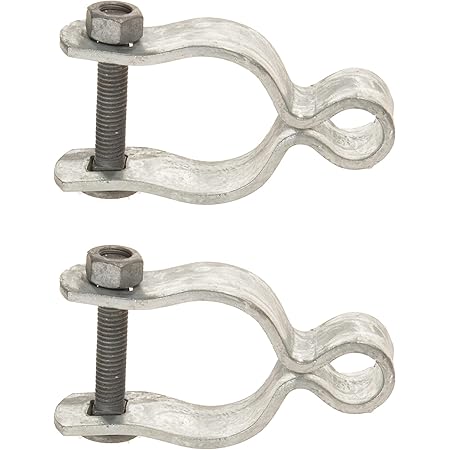 Amazon.com: Dailydanny 2 Pack Chain Link Fence Frame Gate Post Female ...