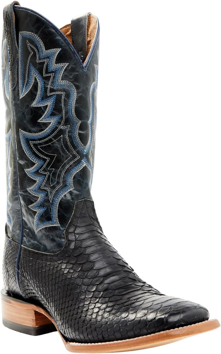 Amazon.com | Cody James Men's Exotic Python Western Boot Broad Square ...