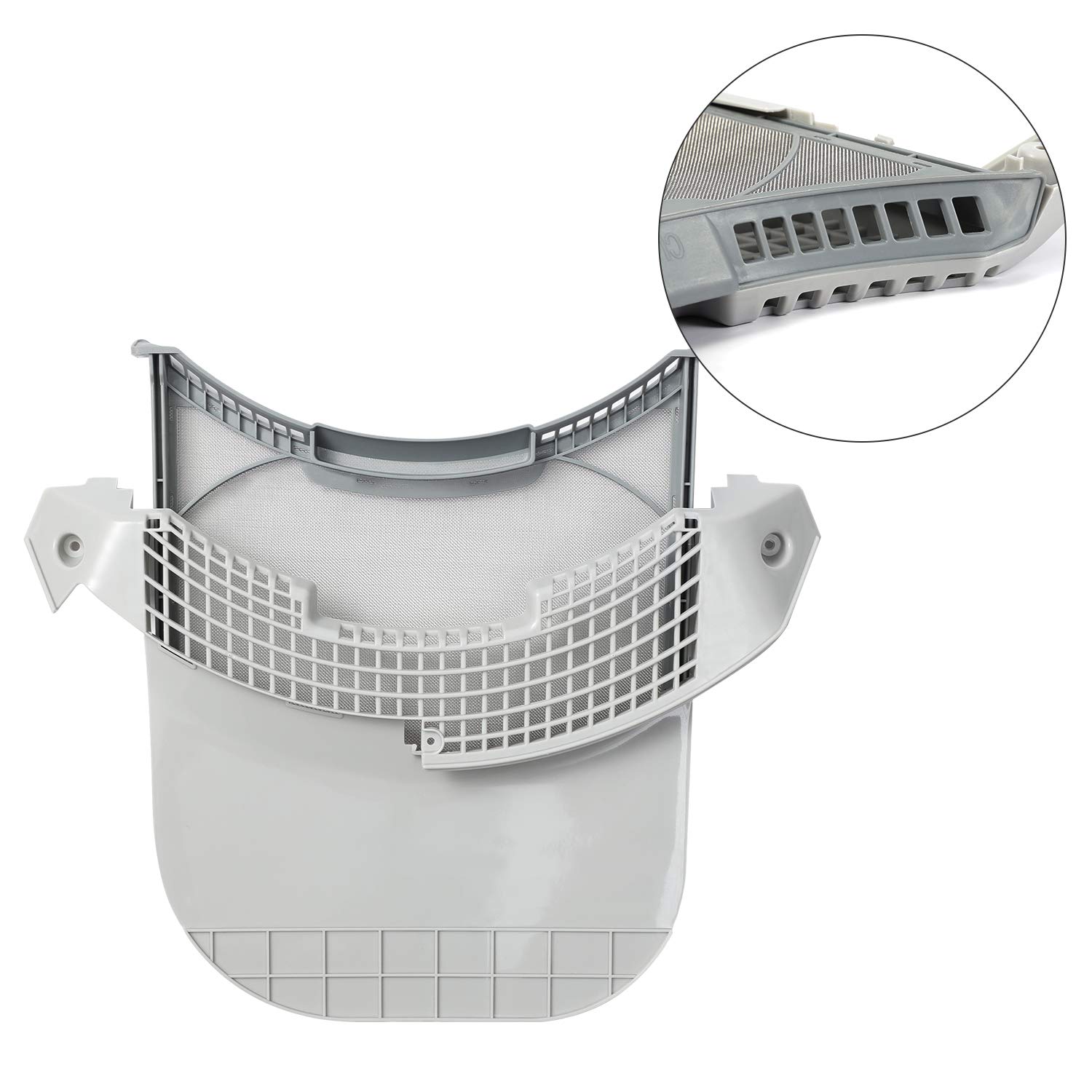 Snapklik.com : MCK49049101 Dryer Lint Filter Screen Housing Guide Cover