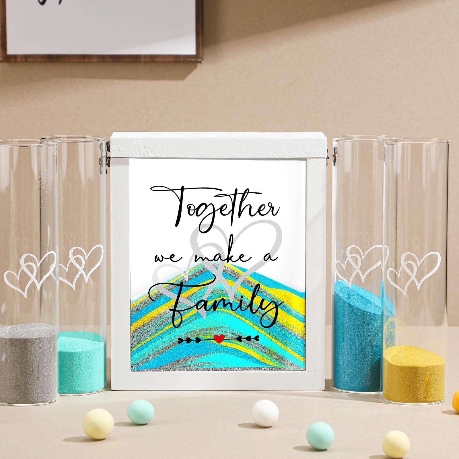 Amazon.com: Anglechic Wedding Unity Sand Ceremony Kit Unity Sand Set ...