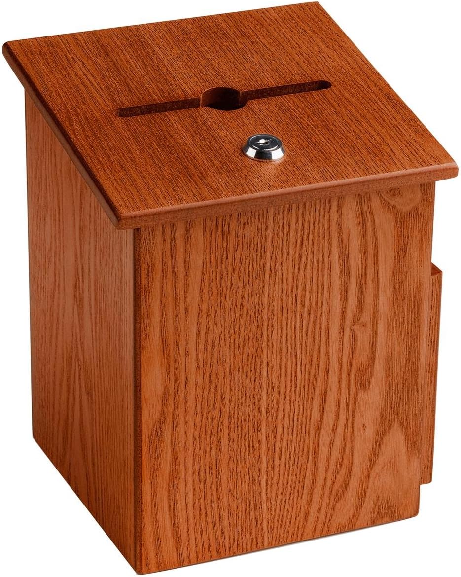 Amazon.com : MyGift Wall Mountable Rustic Burnt Solid Wood Comment Box ...