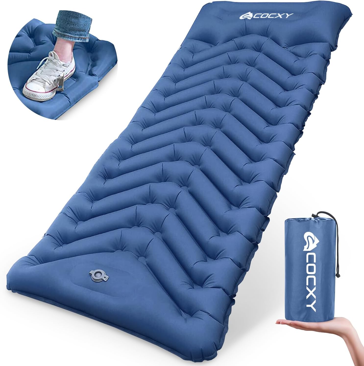 Amazon.com : cocxy Self Inflating Sleeping Pad 3.4 inch Thick ...