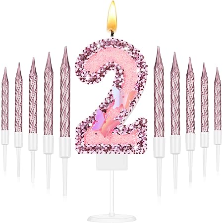 Amazon.com: Saododku Birthday Candles, Number Candles for Birthday ...