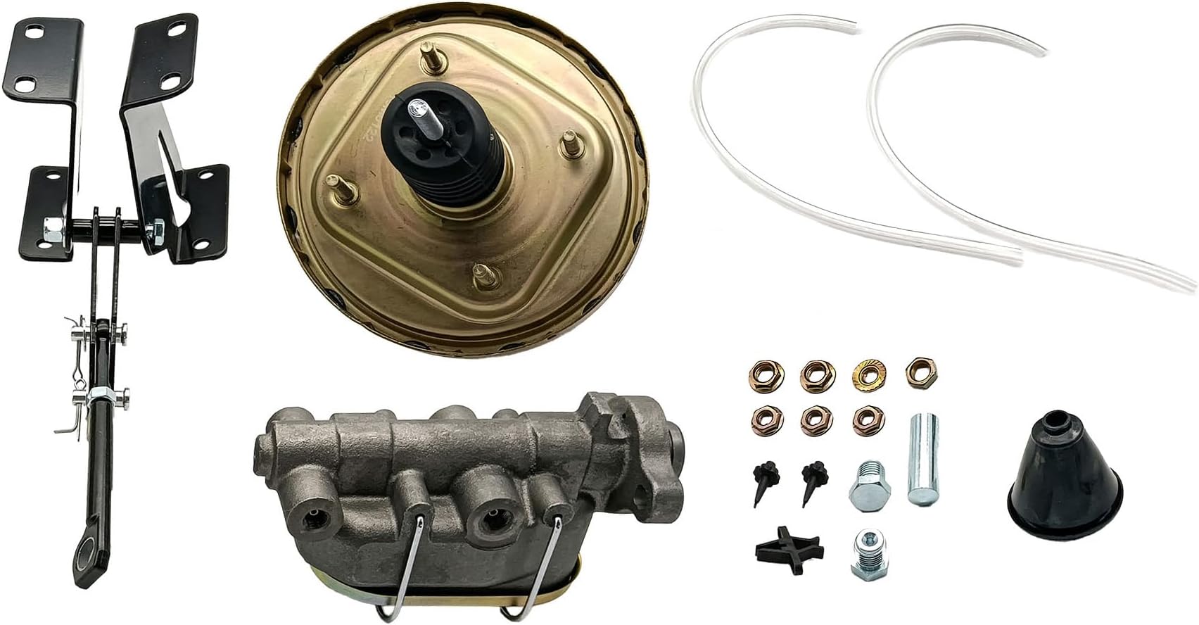 Amazon.com: PBUJ7486D 8" Dual Power Brake Booster Conversion Kit For ...