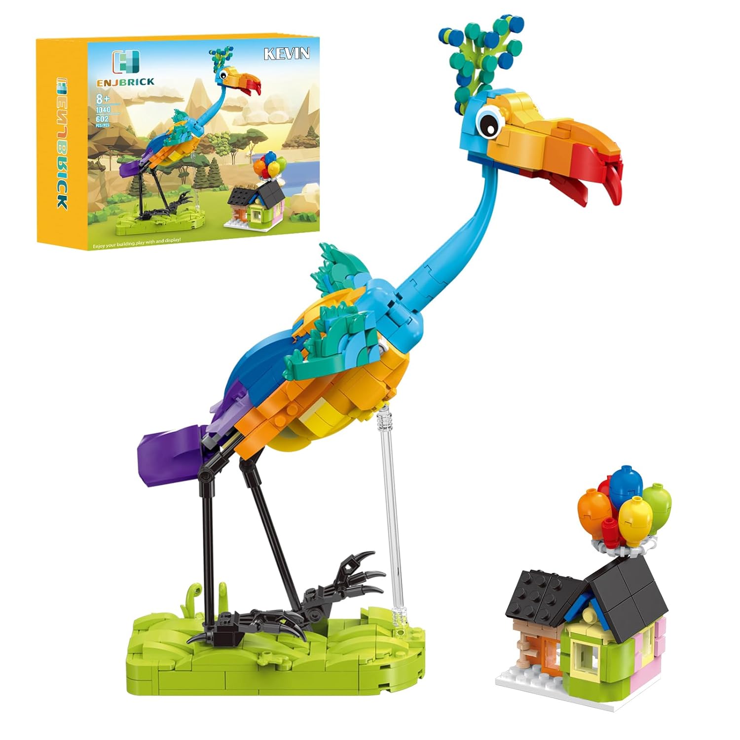 ENJBRICK UP Kevin Bird Toy Building Set 602pcs : Amazon.in: Toys & Games