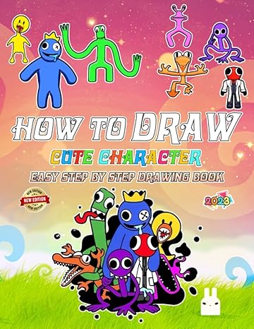 How To Draw Cute Character & Coloring: Learn to Draw and Coloring book ...