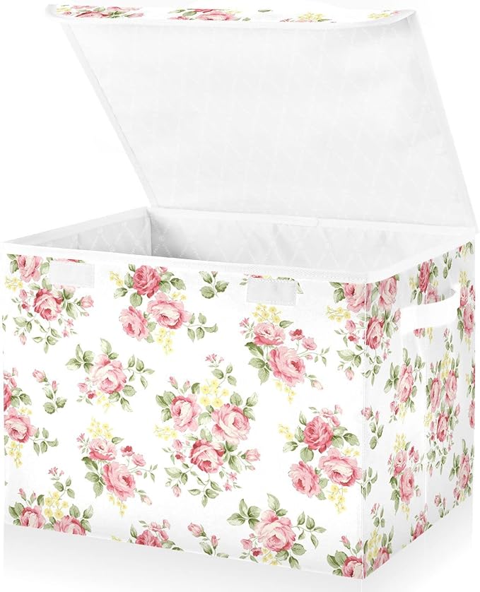 Amazon.com: senya Flower Storage Baskets Collapsible Storage Bins with ...