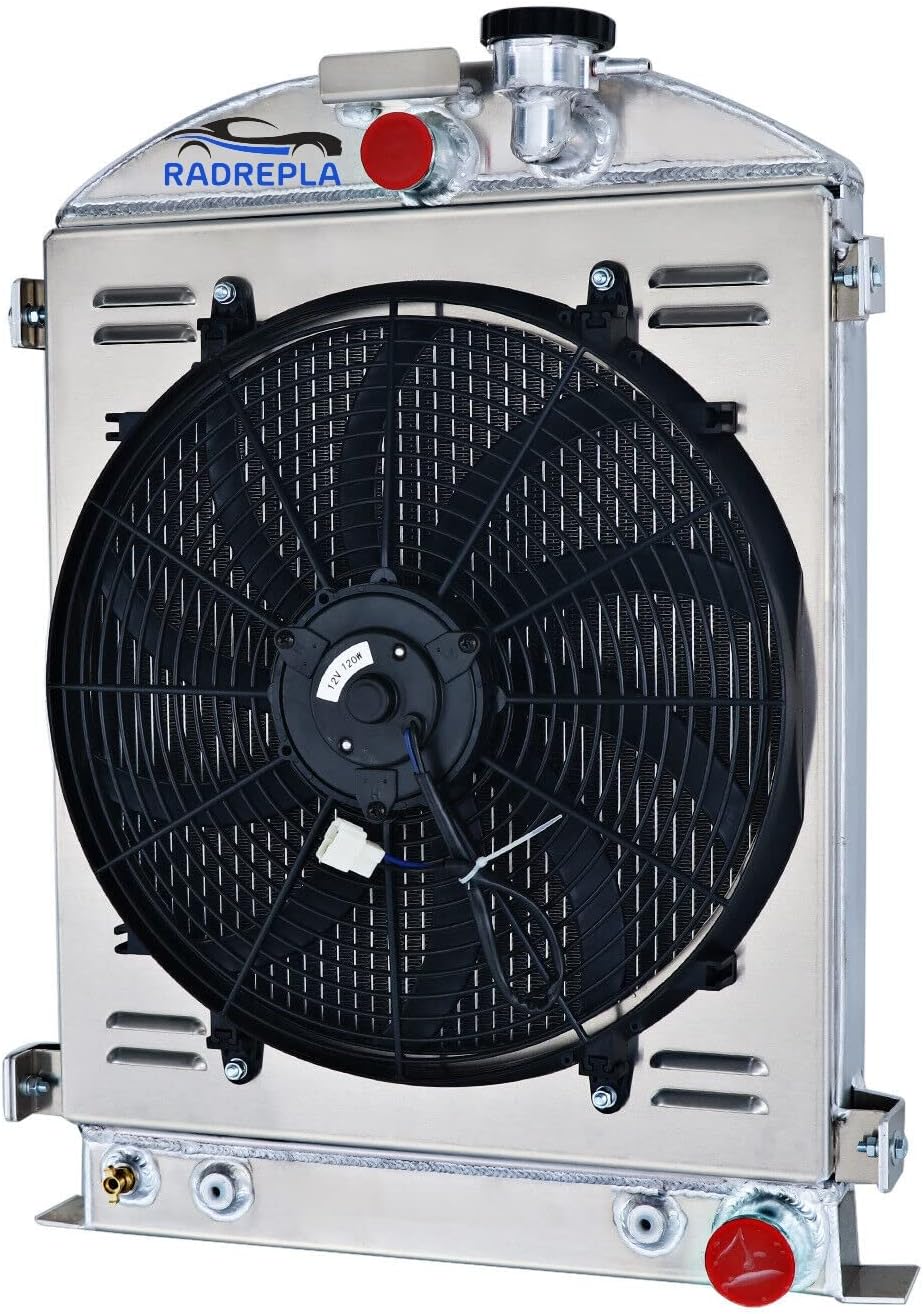 Amazon.com: RADREPLA 4 Row Aluminum Radiator Compatible with 1928-1938 ...