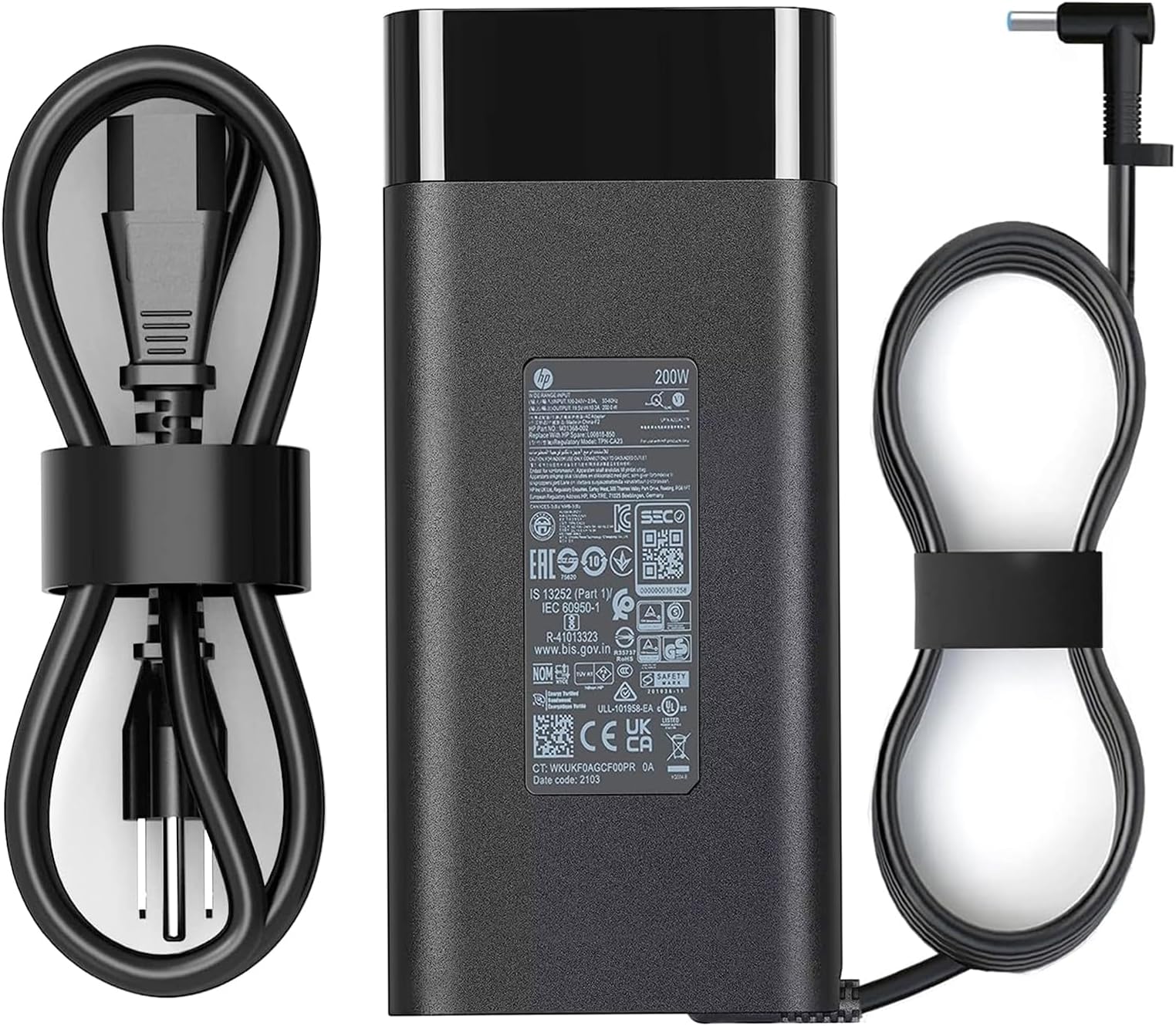 Amazon.com: HP Laptop Charger 150W Watt Blue Tip AC Power Adapter - HP ...