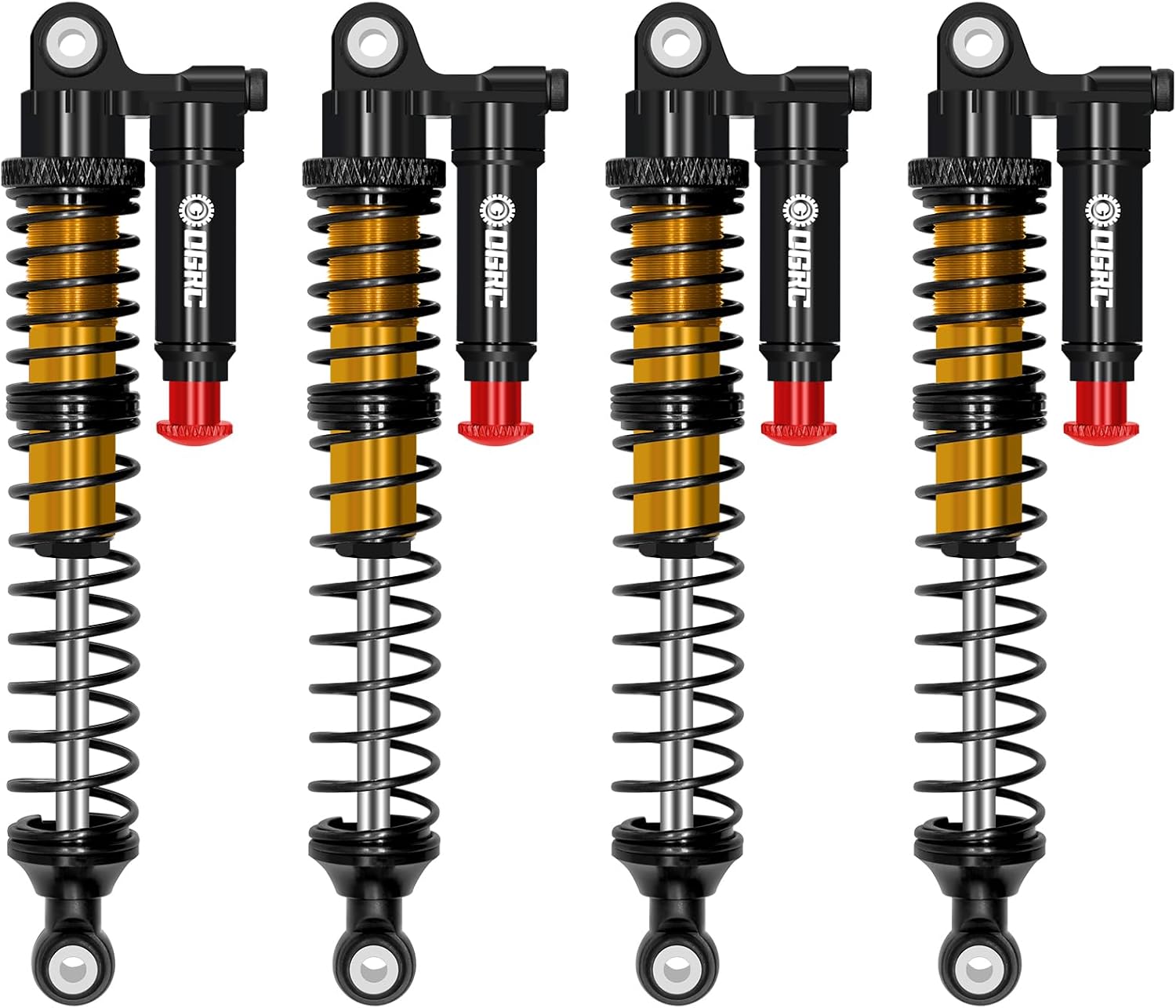 Amazon.com: OGRC 100mm Aluminum Adjustable Piggyback Shock Absorber RC ...