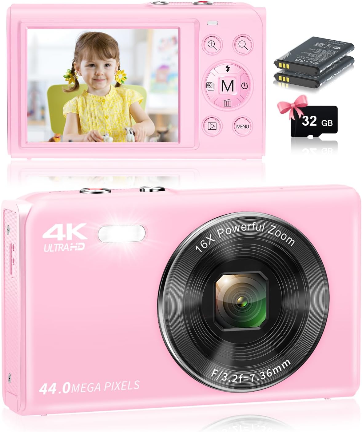 Amazon.com : Digital Camera - 4K 44MP UHD Digital Cameras for ...
