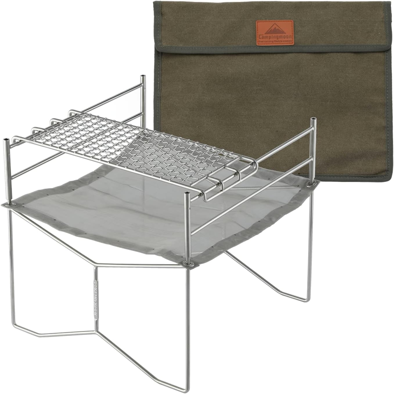 Amazon.com: Camping Moon SOLO-201 Bonfire Stand, Solo Grill, B4 Type ...