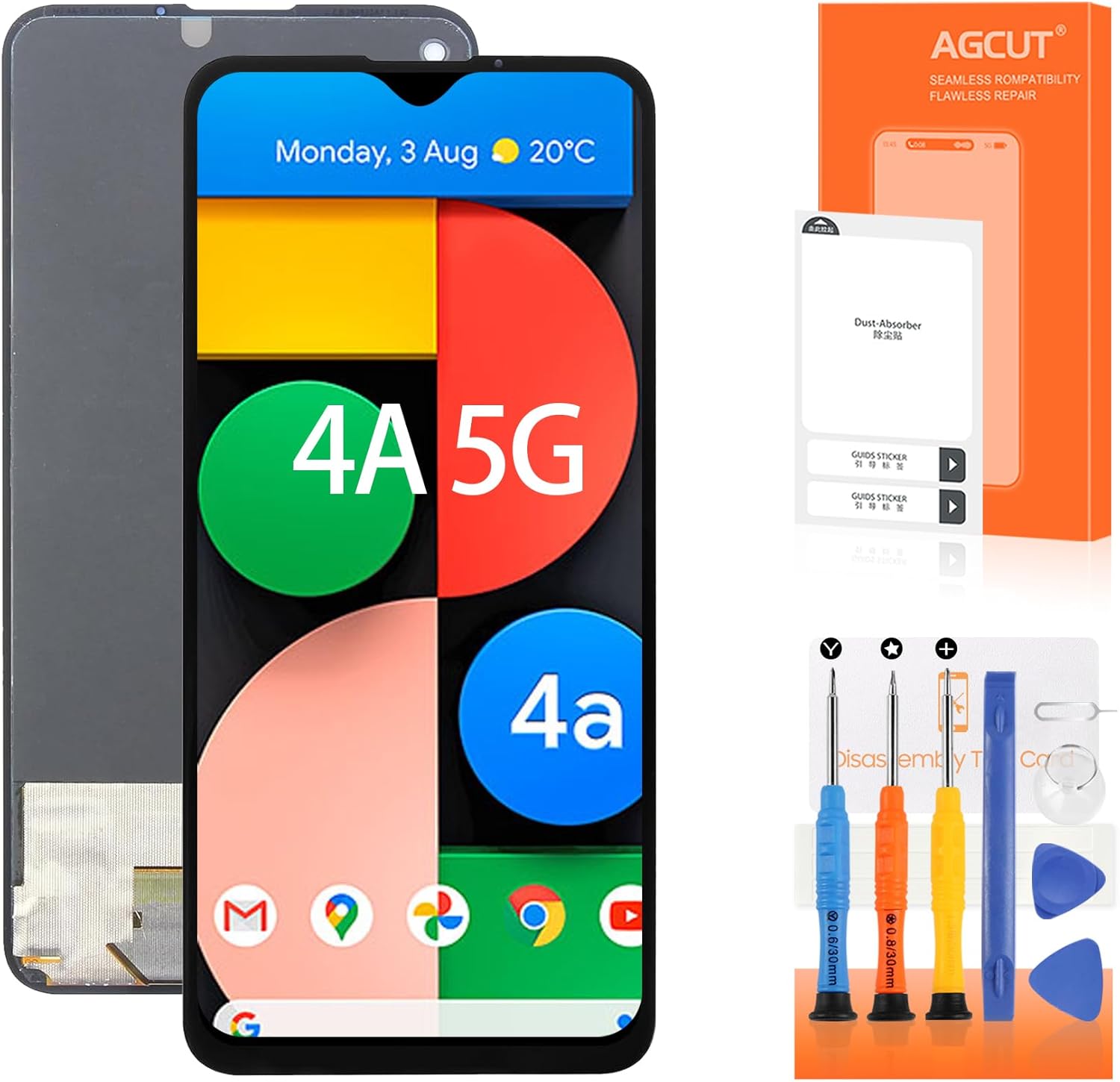 Amazon.com: OLED for Google Pixel 4A 5G Screen Replacement for Display ...