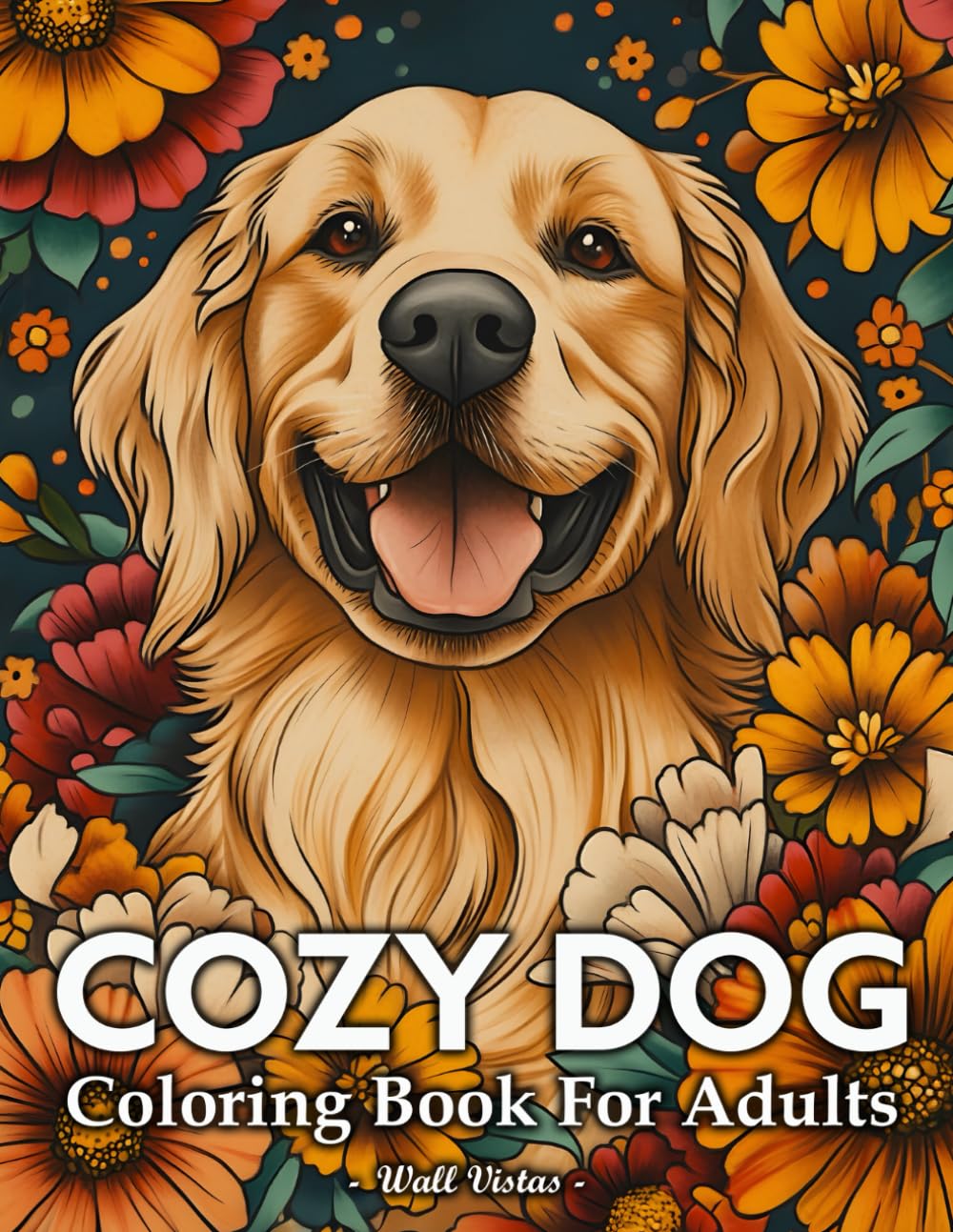 Amazon.com: Cozy Dog Coloring Book: Beautiful Illustrations of 50 Dog ...