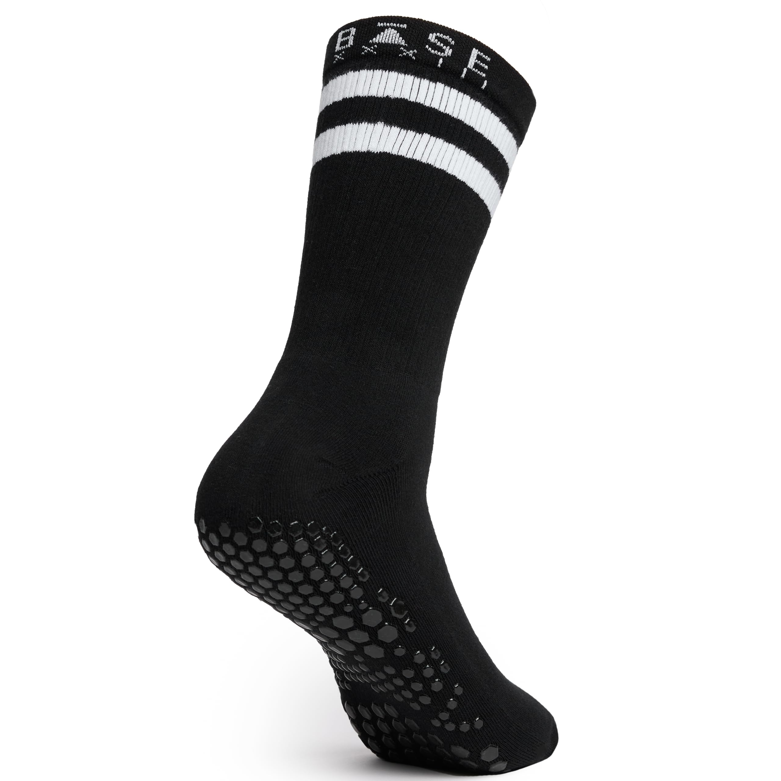 Base 33 Crew Grip Socks for Pilates, Yoga, Martial Arts, Lifting and ...
