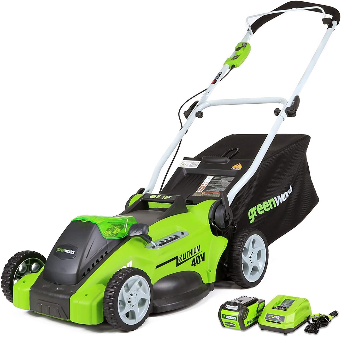 EGO POWER+ Electric Lawn Mower, Cordless, Includes 56V 6.0Ah Battery ...