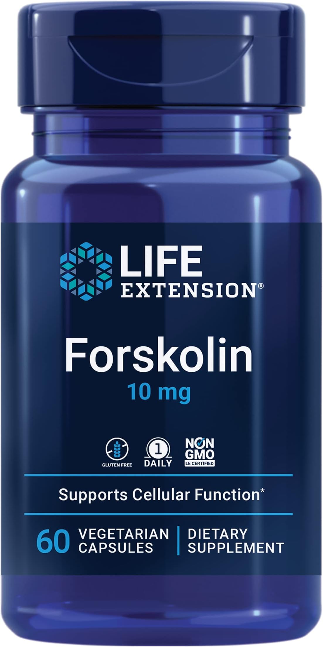 Amazon.com: Life Extension Forskolin, Coleus forskohlii, Cellular ...