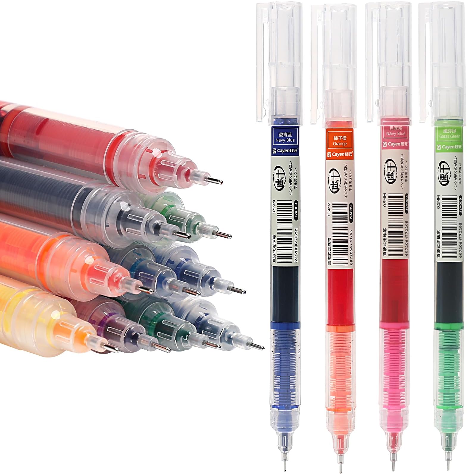 Amazon.com: DENSET 12 Pcs Rolling Ball pen Precise V5,Liquid Ink Extra ...