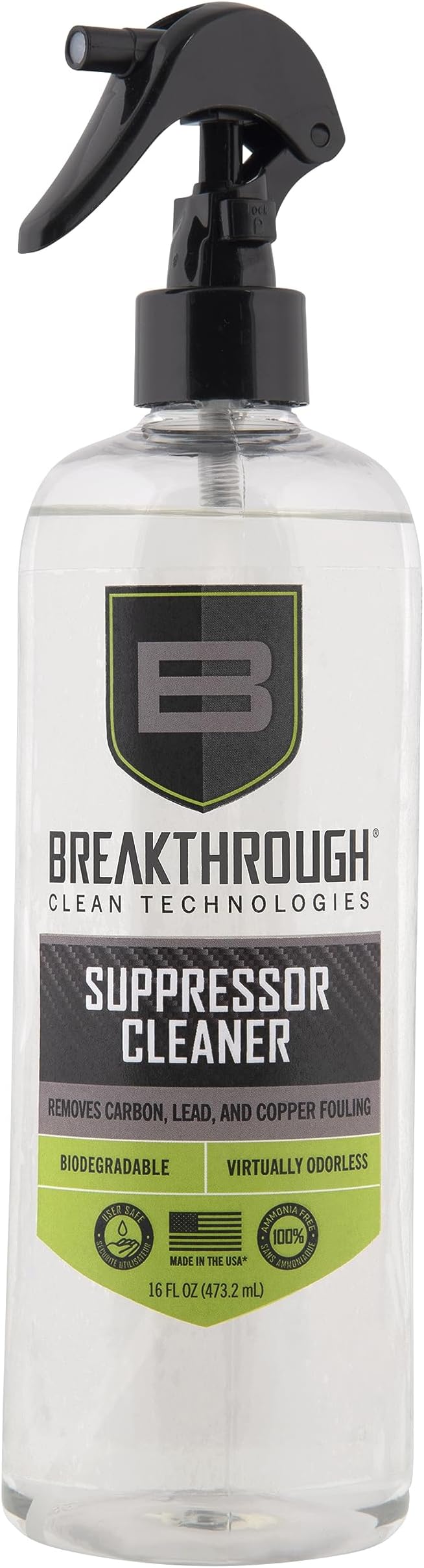 Amazon.com : Breakthrough Clean Suppressor Cleaner - Heavy Carbon and ...