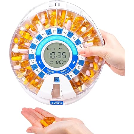 Amazon.com: Med-E-Lert Premium Locking Automatic Pill Dispenser with ...