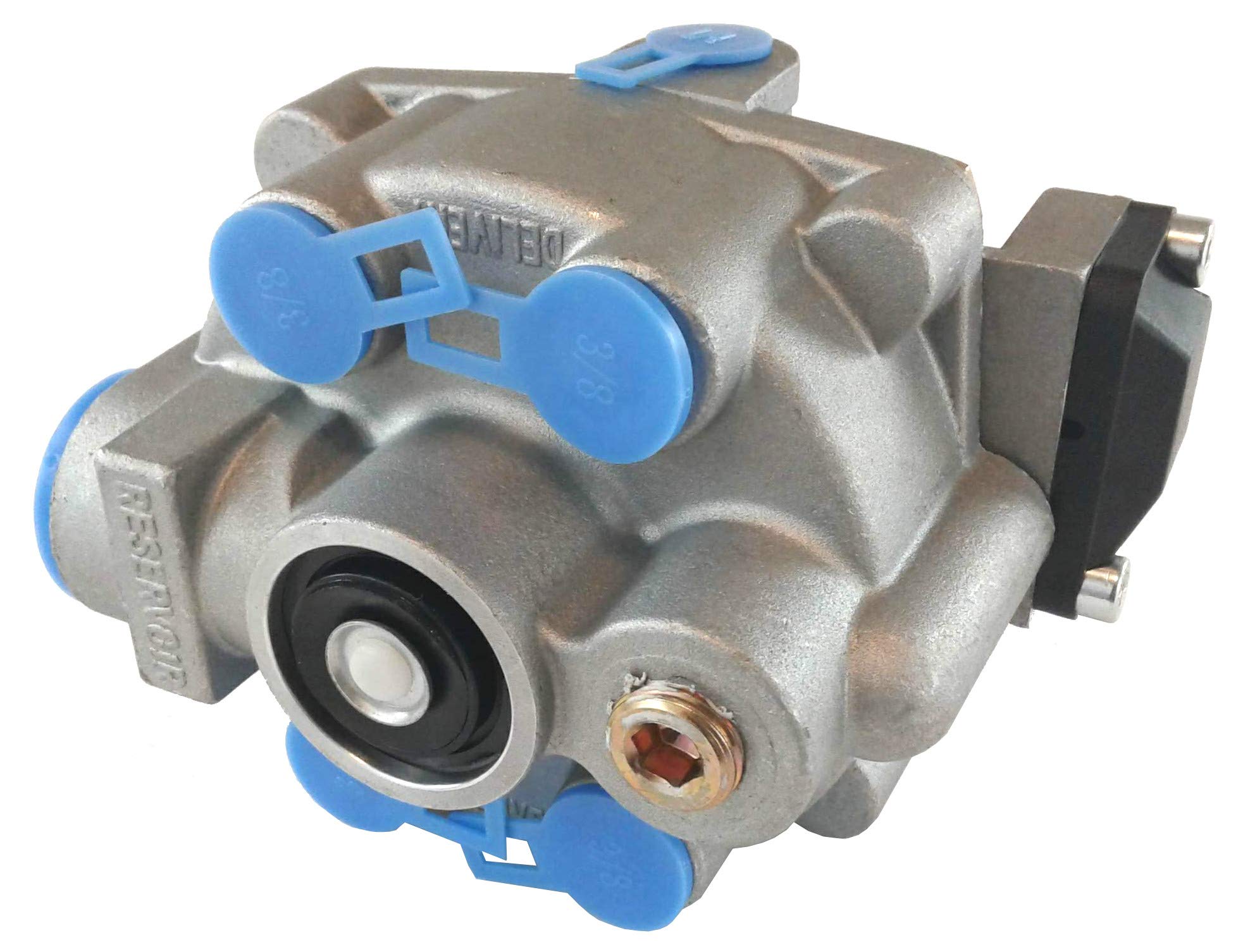 Buy 4 Port Trailer Emergency Air Brake Relay Valve for Heavy Duty Big ...