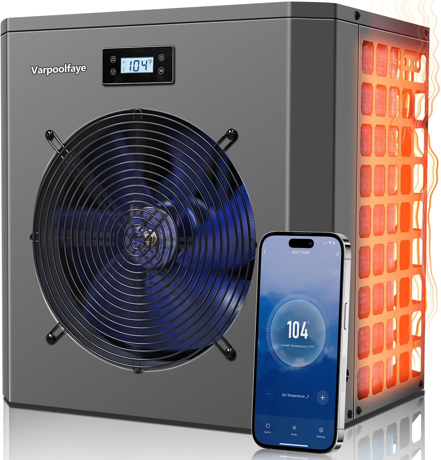 Amazon.com : Varpoolfaye Pool Heater for Above Ground Pool 16000 BTU ...