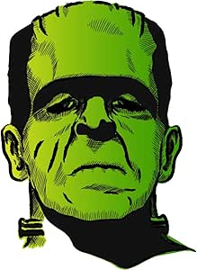 Amazon.com: Frankenstein Yellow Green Sticker Decal 4" x 5" : Automotive