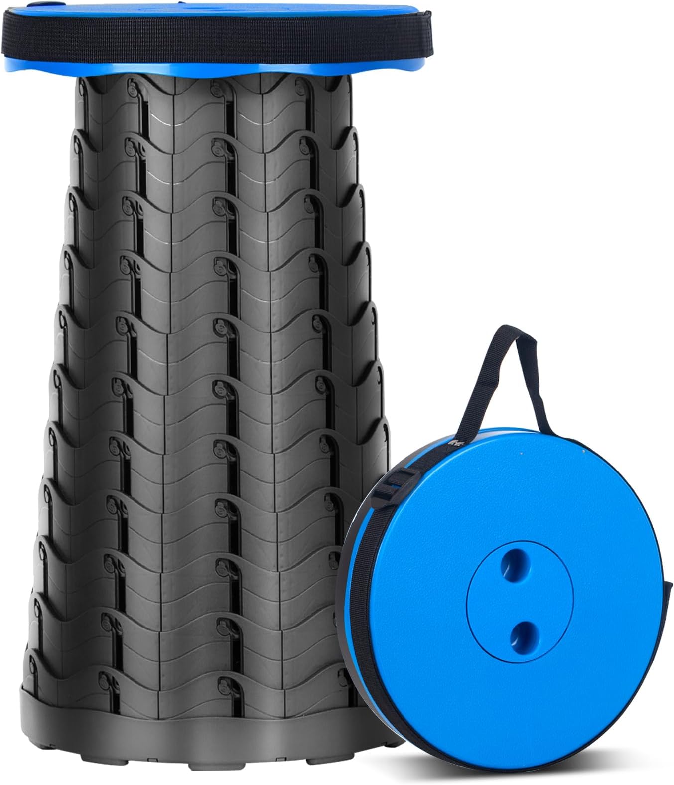 AKOLAFE Klapphocker Faltbar Leicht 26x23x39cm Tragbarer Klapphocker 150 ...