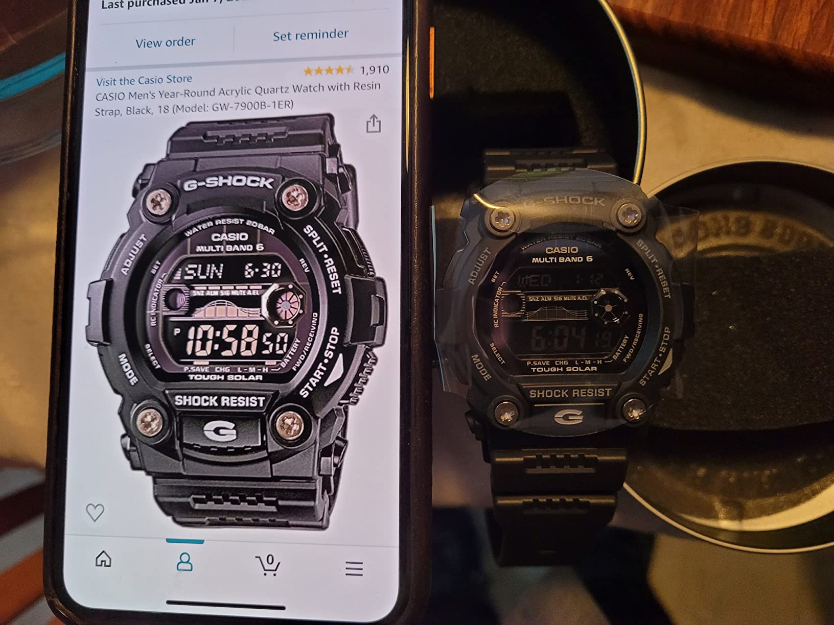 $24/mo - Finance Casio G-Shock GW-7900B-1ER Men's Watch, Black | Buy ...