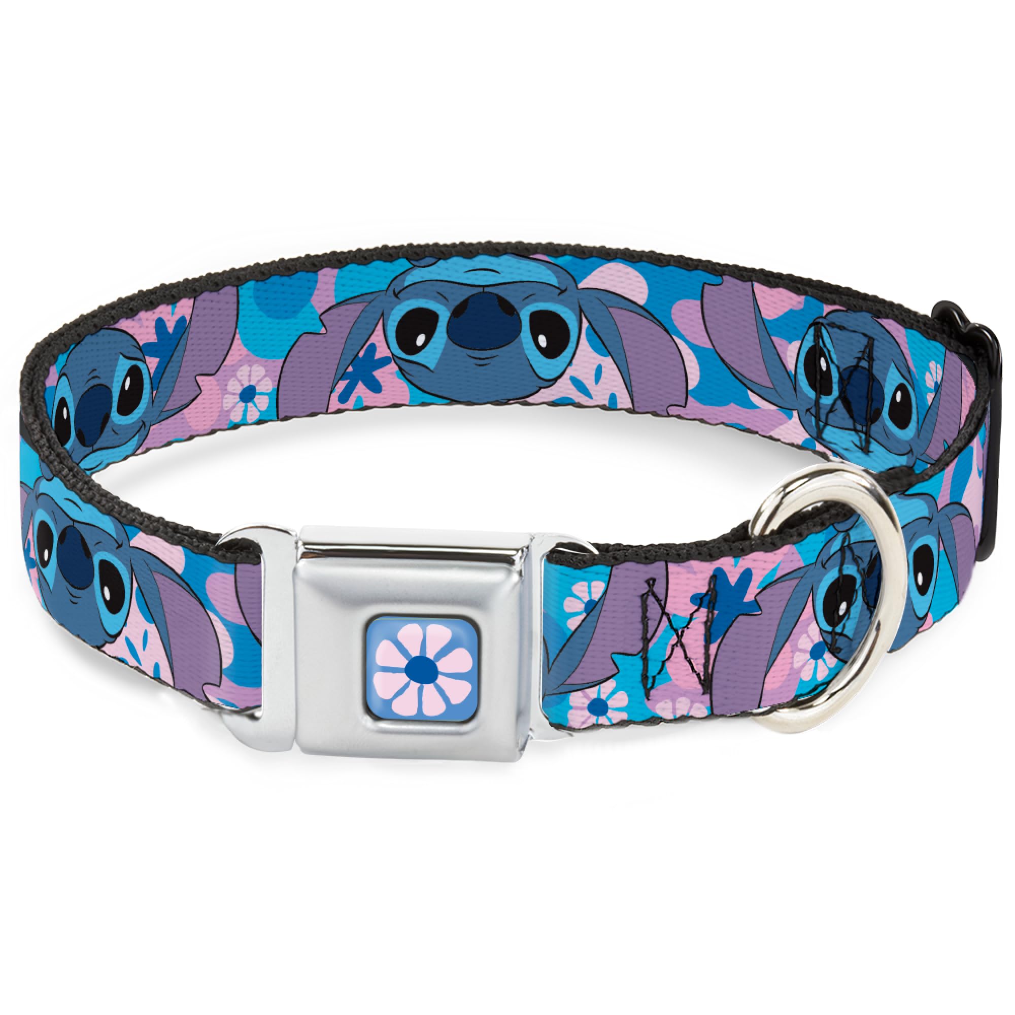 Amazon.com : Disney Pet Collar, Dog Collar Metal Seatbelt Buckle, Lilo ...