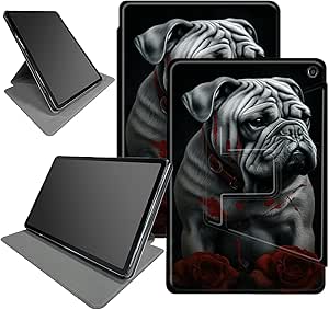 Amazon.com: Dark Bulldog Case for All-New Amazon Fire HD 10 Tablet 10.1 ...