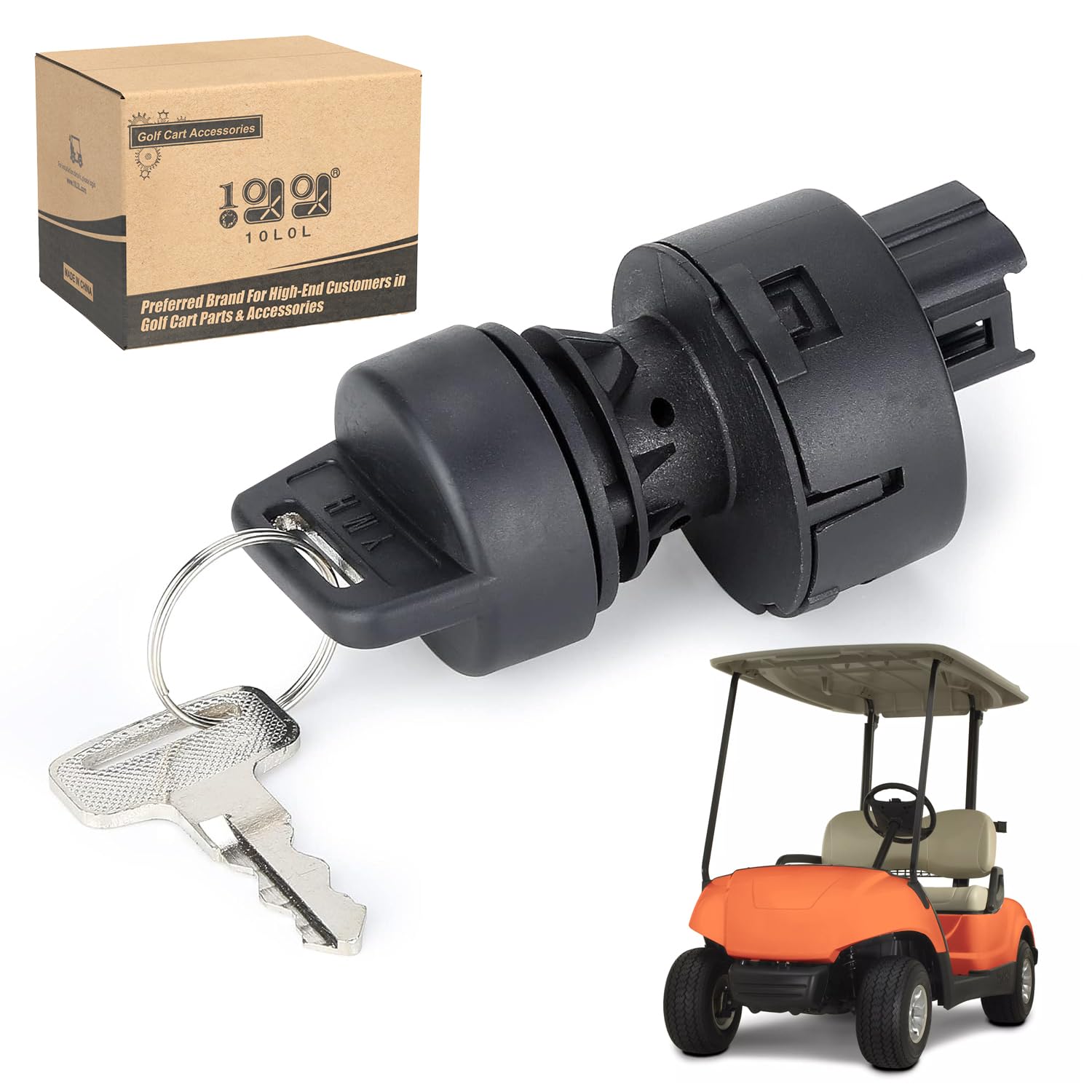 Amazon.com: 10L0L Golf Cart Ignition Key Switch for Yamaha G22 G29 ...
