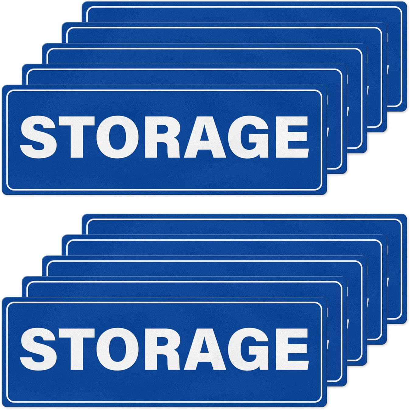 Amazon.com : YIKIADA 10 Pack Storage Room Sticker 9 × 3 Inches Vinyl ...