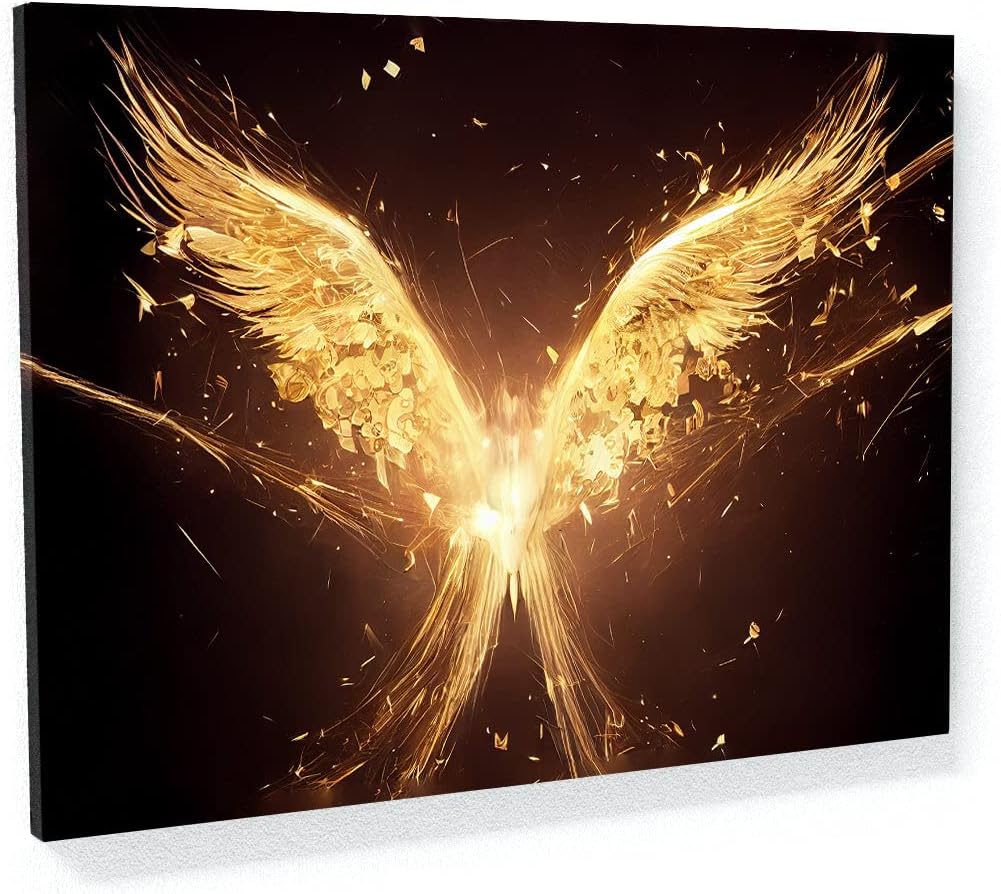 Amazon.com: Sense Canvas Phoenix 8 Canvas Art - Home Decor Wall Art ...